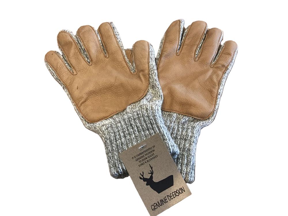 Leather Palmed Wool Gloves Larger Hands – Great Alaska Glove Company